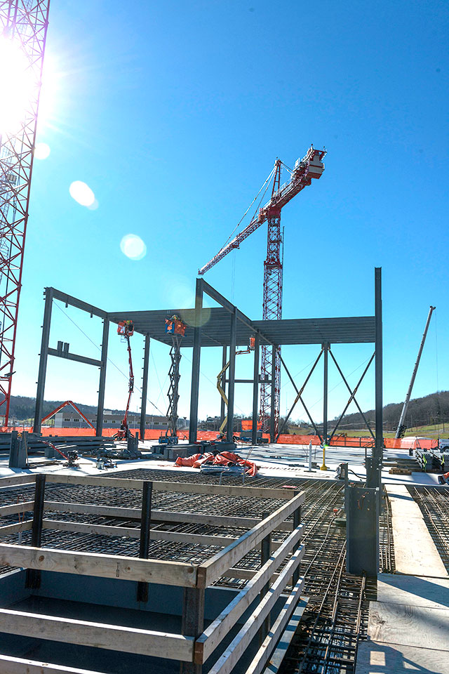 UPF starts installing second-story steel | Y-12 National Security Complex
